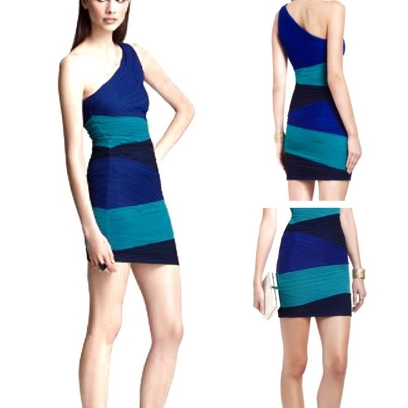 BCBGMaxAzria | Dresses | Bcbg Colorblock Dress | Poshmark